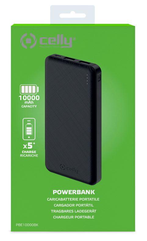 CELLY POWERBANK 10000MAH BLACK — Grande Marvin